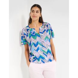 Brax Damen Shirt Style CAELEN, Blau, Gr. 44