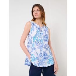 Brax Damen Bluse Style VITA, Weiß, Gr. 34