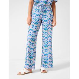 Brax Damen Palazzohose Style MAINE, Blau, Gr. M