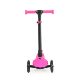 Byox Kinderroller Lamborghini 3 Räder klappbar PU-Räder ABEC-7 LED-Räder Bremse rosa pink