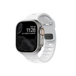 Nomad Sport Strap M/L - white - Apple Watch Ultra 2/1 (49mm) 9/8/7 (45mm)/6/SE/5/4 (44mm)/3/2/1(42mm)