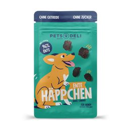 Pets Deli Snack "Häppchen" Ente für Hunde - 5 x 90g