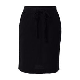 Kaffe A-Linien-Rock Naya (1-tlg) Drapiert/gerafft, schwarz, 36
