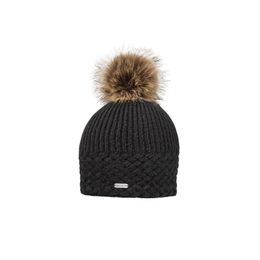 Chillouts Bommelmütze Mütze Apple Schwarz