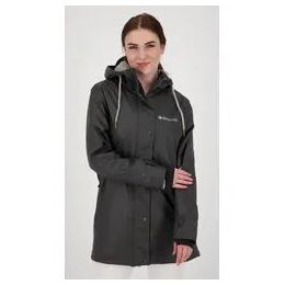 Regenjacke DEPROC ACTIVE "Friesennerz ELLESMERE WOMEN" Gr. 50 (XL), grau (anthrazit) Damen Jacken auch in Großen Größen erhältlich