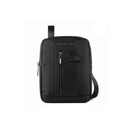 Piquadro Umhängetasche Brief 2 Recycled Fabric Crossbody Bag Schwarz CA1816BR2/N Für Männer