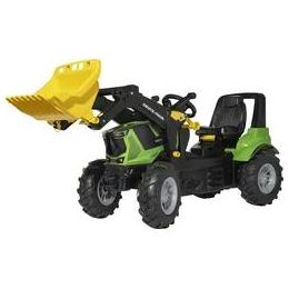 Trettraktor Rolly Toys "rollyFarmtrac Premium II Deutz 8280 TTV" Tretfahrzeuge grün Kinder mit Frontlader und Luftbereifung, BxTxH: 150x54x75 cm