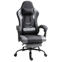 Vinsetto Ergonomischer Gaming Stuhl Bürostuhl Schreibtischstuhl, Drehstuhl Höhenverstellbar, Verstellbares Ma