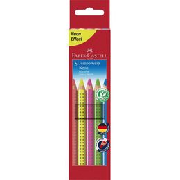 Faber-Castell Faber Castell - Pencil Jumbo Grip Neon box (5 pcs)