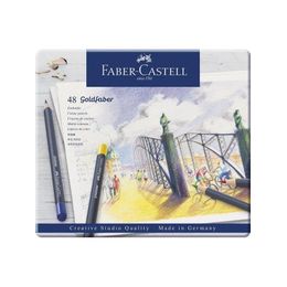 Faber-Castell Faber Castell - Goldfaber colored pencils metal box with 48 pcs