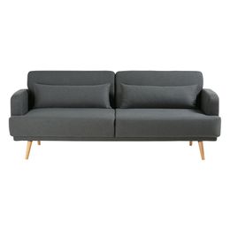 Maisons du Monde 3-Sitzer-Sofa Clic-Clac in Grau 214x84x87cm