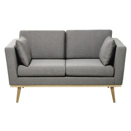 Maisons du Monde Vintage-Sofa 2-Sitzer, dunkelgrau 145x85x81.5cm
