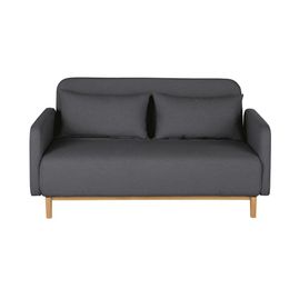 Maisons du Monde 2/3-Sitzer-Sofa Clic-Clac in Anthrazit 156x82x89cm