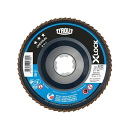 Tyrolit xlock flap disc 125x22.23/xl za60q-b