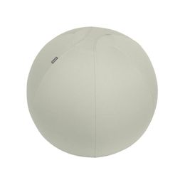 Leitz Ergo Active Sitzball mit Anti-Wegroll-Design, 65cm Grau Ball chair - Stoffbezug - Bis zu 150 kg