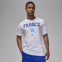 Nike Frankreich Basketball-T-Shirt für Herren - Weiß