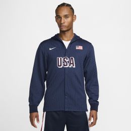 USA Nike Dri-FIT ADV Basketball-Spieljacke (Herren) - Blau