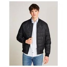 Steppjacke Tommy Hilfiger "PACKABLE RECYCLED BOMBER" Gr. L, schwarz Herren Jacken