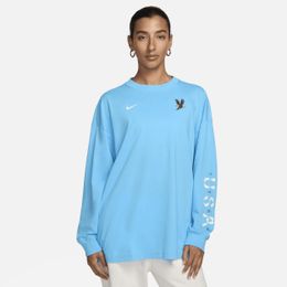 USA Essentials Nike Longsleeve (Damen) - Blau