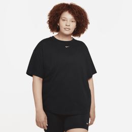 Nike Sportswear Essential extragroßes Kurzarmoberteil für Damen - Schwarz