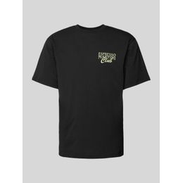 Only & Sons T-Shirt mit geripptem Rundhalsausschnitt Modell 'ESPRESSO'