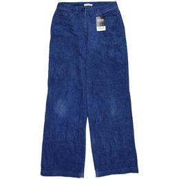 hessnatur Damen Stoffhose, blau, Gr. 34