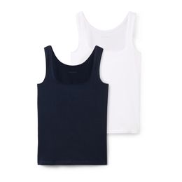 Tom Tailor Top Damen Gr&ouml;&szlig;e XXS navy / wei&szlig;