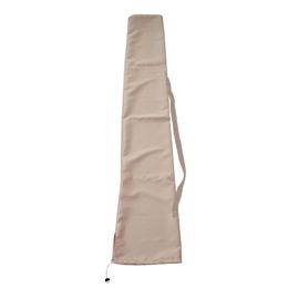 MCW Schutzhülle für Sonnenschirm bis 3x4m, Cover Abdeckhülle inkl. Kordelzug ~ creme