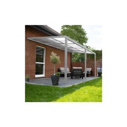Home Deluxe Solis Deluxe Terrassen&uuml;berdachung - 290 x 295 x 233 / 272 cm Wei&szlig;