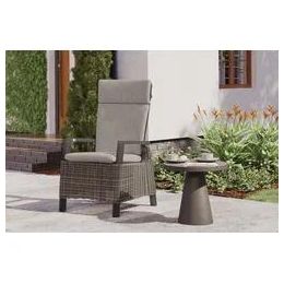 siena GARDEN Corido Dining Sessel, charcoal, Alu / Gardino®-Geflecht, 76 x 62 x 109 cm, verstellbar