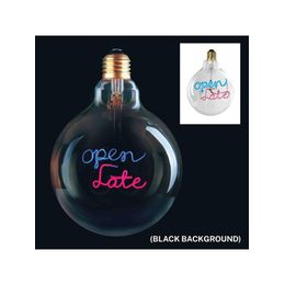 Halo Design LED-Lampe COLORS m/Schrift OPEN LATE E27