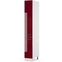 VICCO - Apothekerschrank Fame-Line, Bordeaux Hochglanz, 30 cm