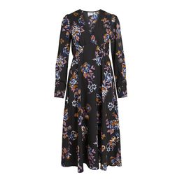 Vila Kleid Damen Gr&ouml;&szlig;e 34 navy / karamell / helllila / schwarz Winterkleid