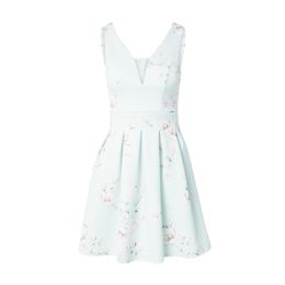 Wal G. Kleid 'LILA' Damen Größe 42 grün / hellgrün / pink / weiß Winterkleid
