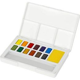 12 Faber-Castell Aquarellfarben farbsortiert