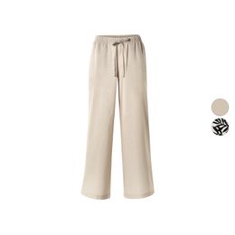 Esmara® Damen Leinenhose mit normaler Leibhöhe