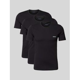 Hugo Regular Fit T-Shirt mit Rundhalsausschnitt im 3er-Pack