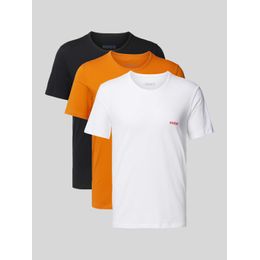 Hugo Regular Fit T-Shirt mit Rundhalsausschnitt im 3er-Pack