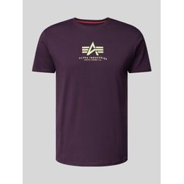 Alpha Industries T-Shirt mit Label-Print