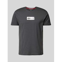 Alpha Industries T-Shirt mit Label-Print