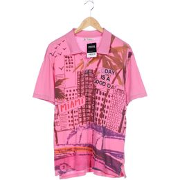 Desigual Herren Poloshirt, pink, Gr. 54