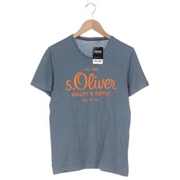 s.Oliver Herren T-Shirt, türkis, Gr. 48