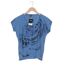 Cecil Damen T-Shirt, blau, Gr. 38