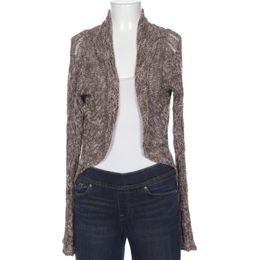 Biba Damen Strickjacke, braun, Gr. 32