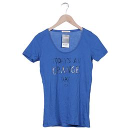 BOSS Orange Damen T-Shirt, blau, Gr. 34