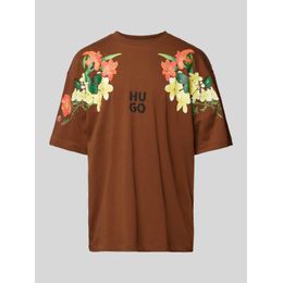 Hugo Oversized T-Shirt mit Label-Print Modell 'Diblostee'