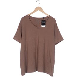 Ulla Popken Damen T-Shirt, braun, Gr. 50