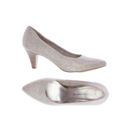 Tamaris Damen Pumps, beige, Gr. 38