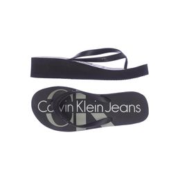 Calvin Klein Jeans Damen Sandale, schwarz, Gr. 36