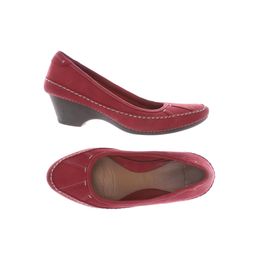 Clarks Damen Pumps, rot, Gr. 4